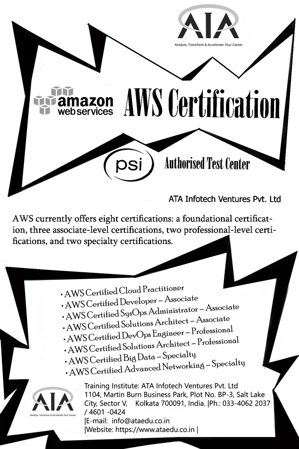 ATA Certified Cloud Computing Associate Online Assessment