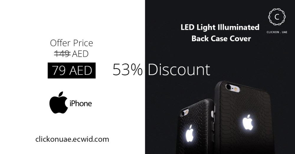 Apple iPhone LED Cases